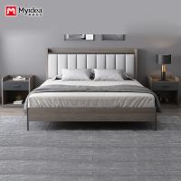 China Space-Saving Single Apartment Bed – Features a Soft Faux Leather (PU) Upholstered Headboard, Built with Eco-Friendly Thickened Boards for Durability and a Clean, Modern Look, Ideal for Apartments for sale