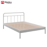 China Steel Single Bed Frame for Apartment & Hotel Use, Durable Metal Construction, Heavy-Duty Structure for Long-Term Reliability for sale
