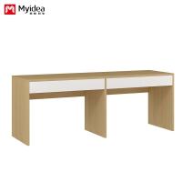 China Wholesale Modern Wood Desk with Drawers - Durable Panel Furniture - Source Factory Supply Simple Student & Office Table for sale