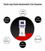 China 20pcs/min Cup Sealer Machine Plastic Soda Tin Can Lid Sealer for sale