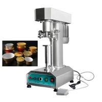China Aluminium Tin Can Sealer Machine Semi Automatic Beer Cans Closing Sealing Machine for sale