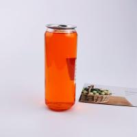 China Bpa Free Empty Plastic Beverage Jar For Soda Soft Drink Cans 350ml 500ml for sale