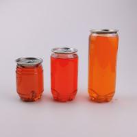 China Bpa Free Empty Plastic Beverage Jar For Soda Soft Drink Cans 350ml 500ml for sale