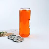 China Bpa Free Empty Plastic Beverage Jar For Soda Soft Drink Cans 350ml 500ml for sale