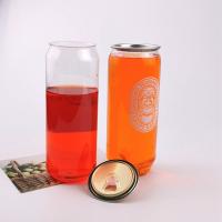 China Bpa Free Empty Plastic Beverage Jar For Soda Soft Drink Cans 350ml 500ml for sale