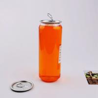 China 250ml Plastic Drink Packaging Custom Juice PET Soda Beer Pop Can Bottle for sale