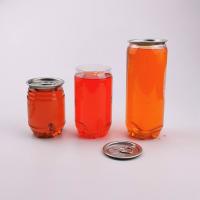 China 250ml Plastic Drink Packaging Custom Juice PET Soda Beer Pop Can Bottle for sale