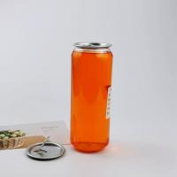 China 250ml Plastic Drink Packaging Custom Juice PET Soda Beer Pop Can Bottle for sale