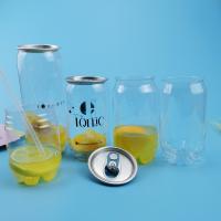 China 210ml 650ml Pop Plastic Drink Cans Beverage Packing Bottles for sale