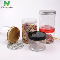 China 300ml Plastic Food Jars With Gold Lids Plastic Storage Container for sale
