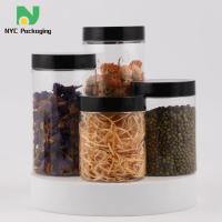 China 300ml Plastic Food Jars With Gold Lids Plastic Storage Container for sale