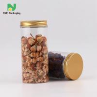 China 300ml Plastic Food Jars With Gold Lids Plastic Storage Container for sale