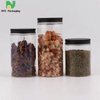 China 300ml Plastic Food Jars With Gold Lids Plastic Storage Container for sale