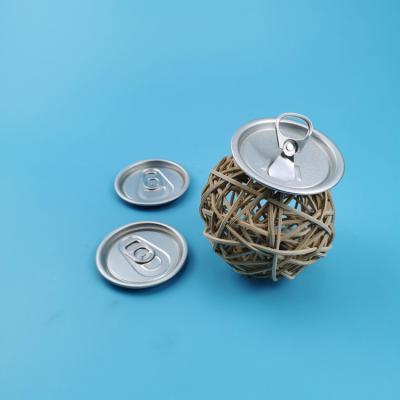 China Customized 73mm Diameter Aluminum Beverage Can With Lids Easy Open End for sale