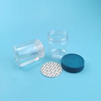 China 600ml Plastic Food Jars Peanut Butter Cookie Candy Pet Container With Screw Top Lid for sale