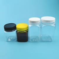 China BPA Free Square Selling Plastic Honey Bottles 200ml 320ml 400ml for sale
