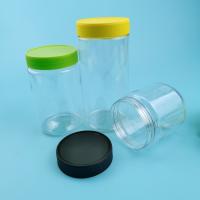 China 150ml Peanut Butter Packaging Bottle Jar Clear Round Containers With Screw Lids for sale