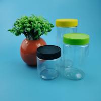 China 150ml Peanut Butter Packaging Bottle Jar Clear Round Containers With Screw Lids for sale