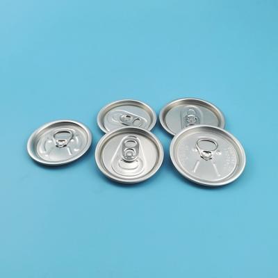 China Soda Beverage Easy Open Can Lids Aluminum Cap End Full Aperture Open for sale