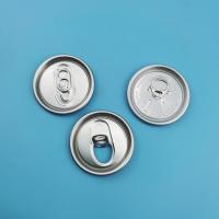 China Soda Beverage Easy Open Can Lids Aluminum Cap End Full Aperture Open for sale