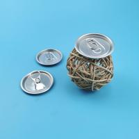China Soda Beverage Easy Open Can Lids Aluminum Cap End Full Aperture Open for sale