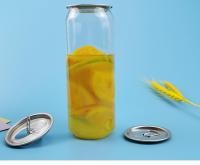 China SGS 650ml Disposable Plastic Soda Can For Beverage Water Coffee Cold Soft Drinks Beer for sale