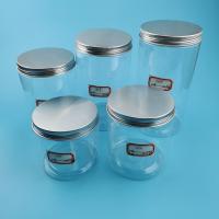 China Metal Screw Lid Plastic Bottle Jar 1460ml Dry Food Packaging 200mm Height for sale