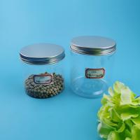 China Metal Screw Lid Plastic Bottle Jar 1460ml Dry Food Packaging 200mm Height for sale