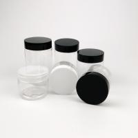 China 60g 80g 100g 120g Plastic Screw Cap Jars Makeup Body Butter Cream Jar for sale