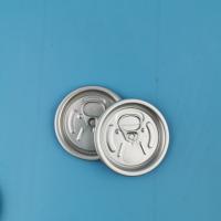 China 49mm Sealing Aluminum Easy Open End For Plastic Tin Can for sale