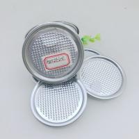 China 65mm Silver Gold Color Aluminum Peel Off End Lids For Tin Cans for sale