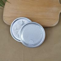 China 300# 73mm Aluminum Easy Peel Off End Custom Logo for sale