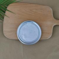 China Wrinkle Alum Foil Food Grade 153mm Easy Peel Off Lid for sale