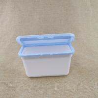 China PP 53g 102MM Square Laundry Powder Storage Container for sale
