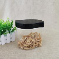 China Leaf Shape 1200ml PET Plastic Screw Cap Jars For Candy Storage for sale