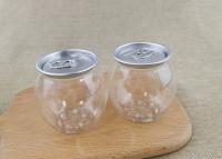 China 210ml Plastic Coffee Cans for sale