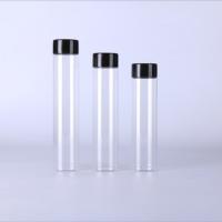 China Cylinder 49mm 350ml Screw Cap Disposable Juice Bottles for sale