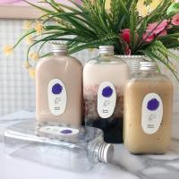 China Cold Beverage 24mm 400ml Plastic Juice Bottles With Caps for sale