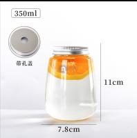 China 350ml  Screw Cap 46g Disposable Juice Bottles for sale