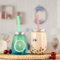 China 210mm Screw Cap 350ml Disposable Juice Containers for sale