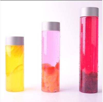 China Clear Twist Cap 16OZ 0.4l Plastic Beverage Jar for sale