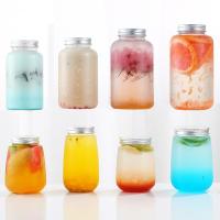 China Custom Logo 650ml 240mm Empty Plastic Juice Bottles for sale
