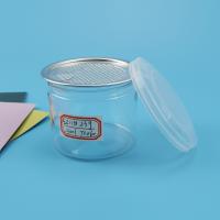 China Food Grade 62MM PET 0.15l PE Cover Plastic Food Cans for sale