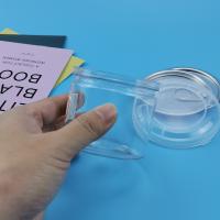 China Food Grade 62MM PET 0.15l PE Cover Plastic Food Cans for sale