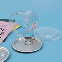 China Food Grade 62MM PET 0.15l PE Cover Plastic Food Cans for sale