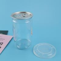 China 350ml Transparent 100MM EOE Cookies Plastic Food Cans for sale