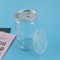 China 350ML Clear Shatterproof Plastic Food Jars For Dry Fruit for sale