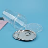 China 350ML Clear Shatterproof Plastic Food Jars For Dry Fruit for sale
