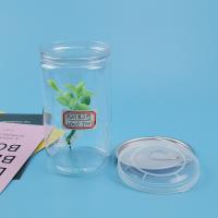 China 350ml Transparent 100MM EOE Cookies Plastic Food Cans for sale