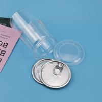 China 350ml Transparent 100MM EOE Cookies Plastic Food Cans for sale